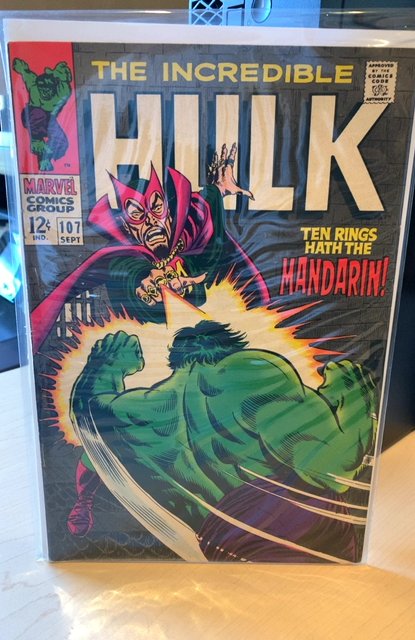 The Incredible Hulk #107 (1968) 5.5 FN- | Comic Books - Silver Age ...
