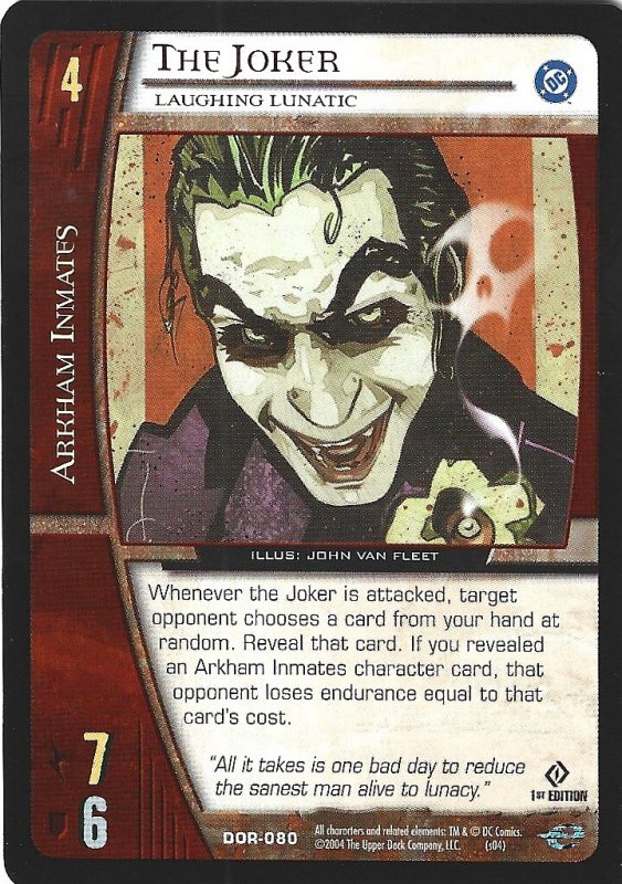 2004 Vs System DC Origins: Joker | Comic Collectibles - Trading Cards ...