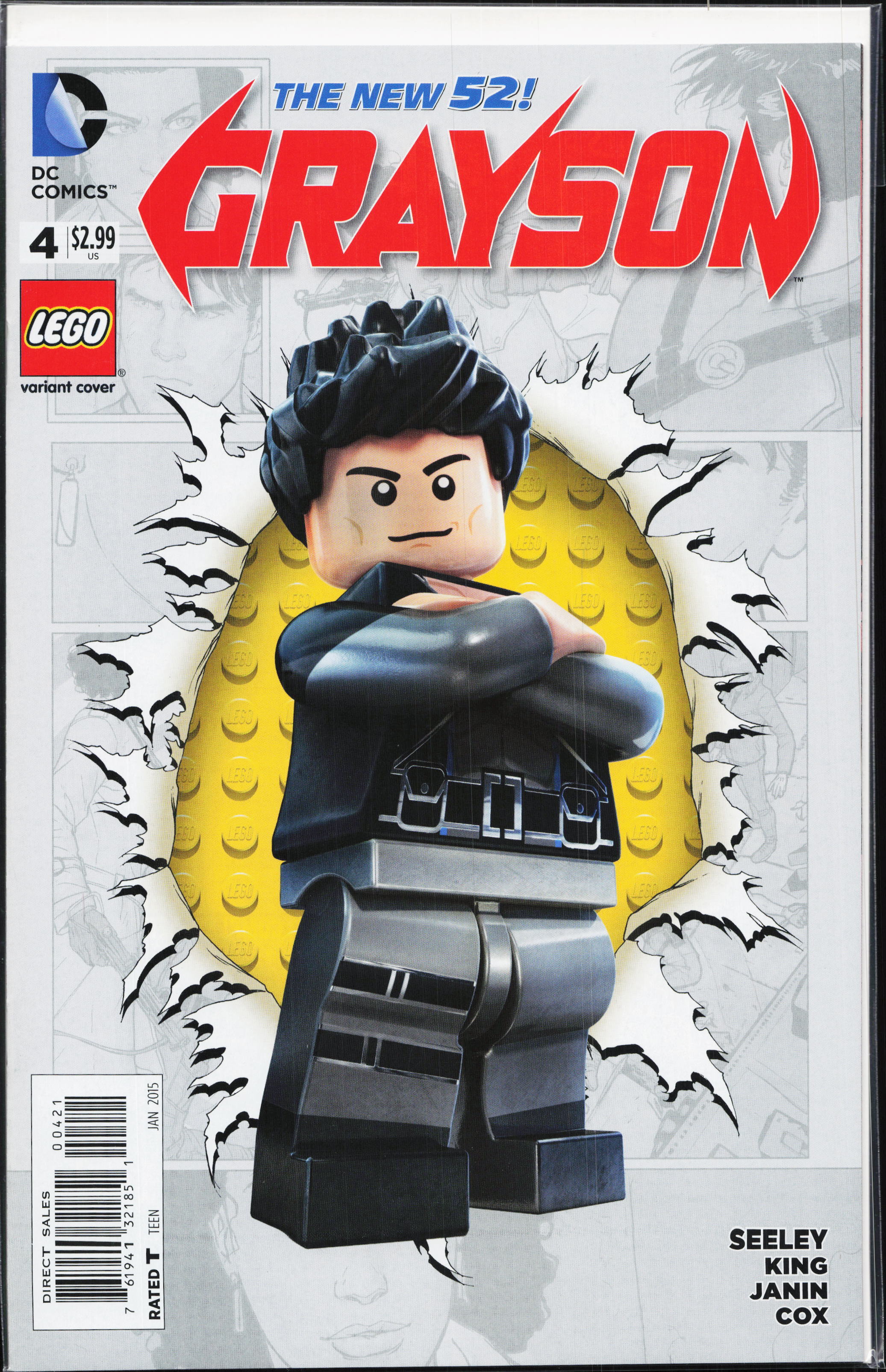 Grayson #4 Variant Cover (2015) Grayson | Comic Books - Modern Age, DC ...