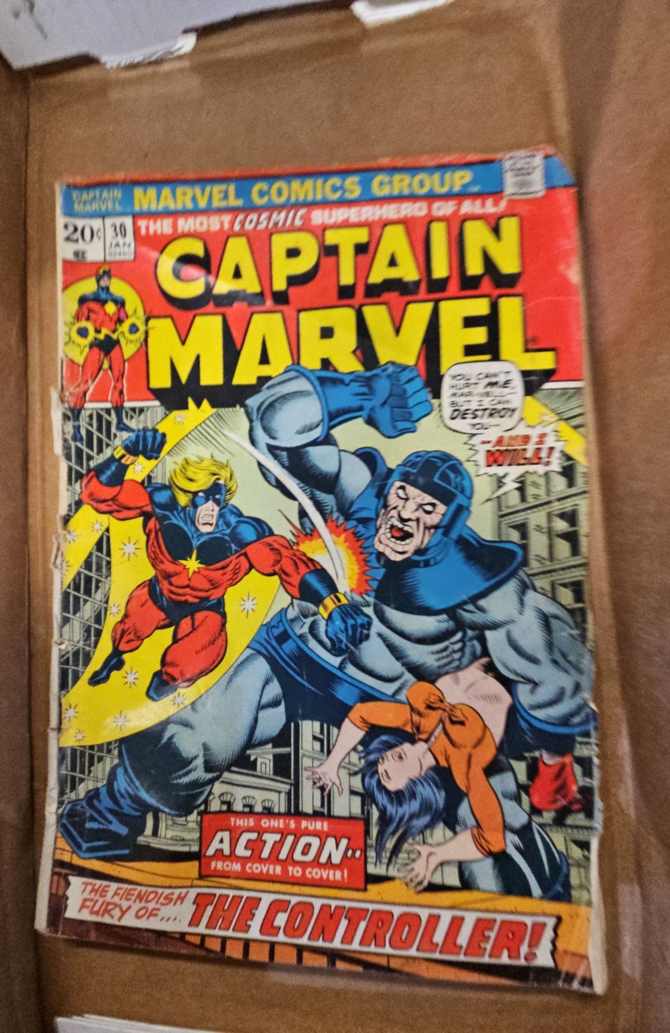 Captain Marvel #30 (1974) | Comic Books - Bronze Age, Marvel, Captain ...
