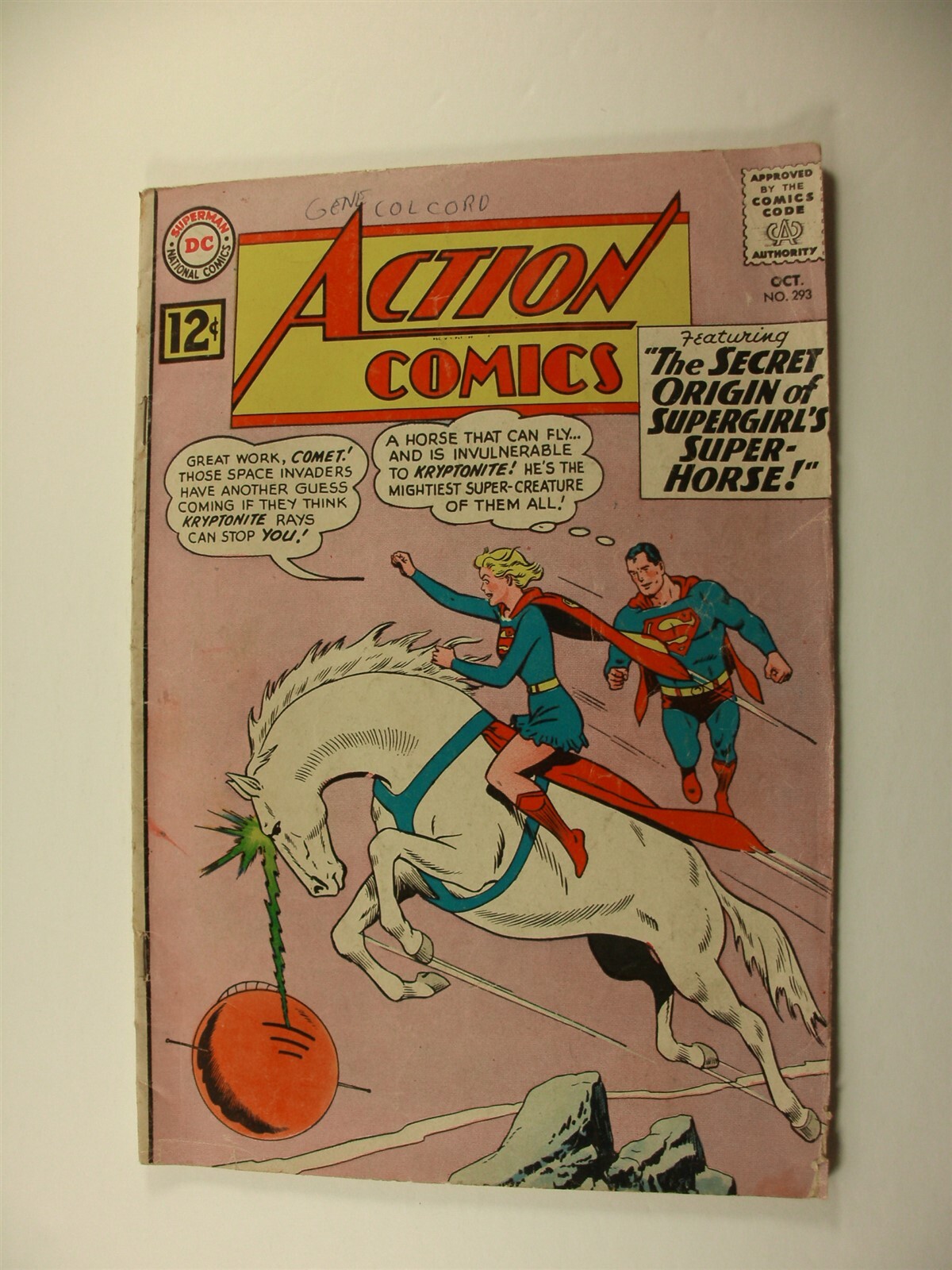 DC Comics Action Comics #293 OCT 1962 (GD/VG) features Superman ...