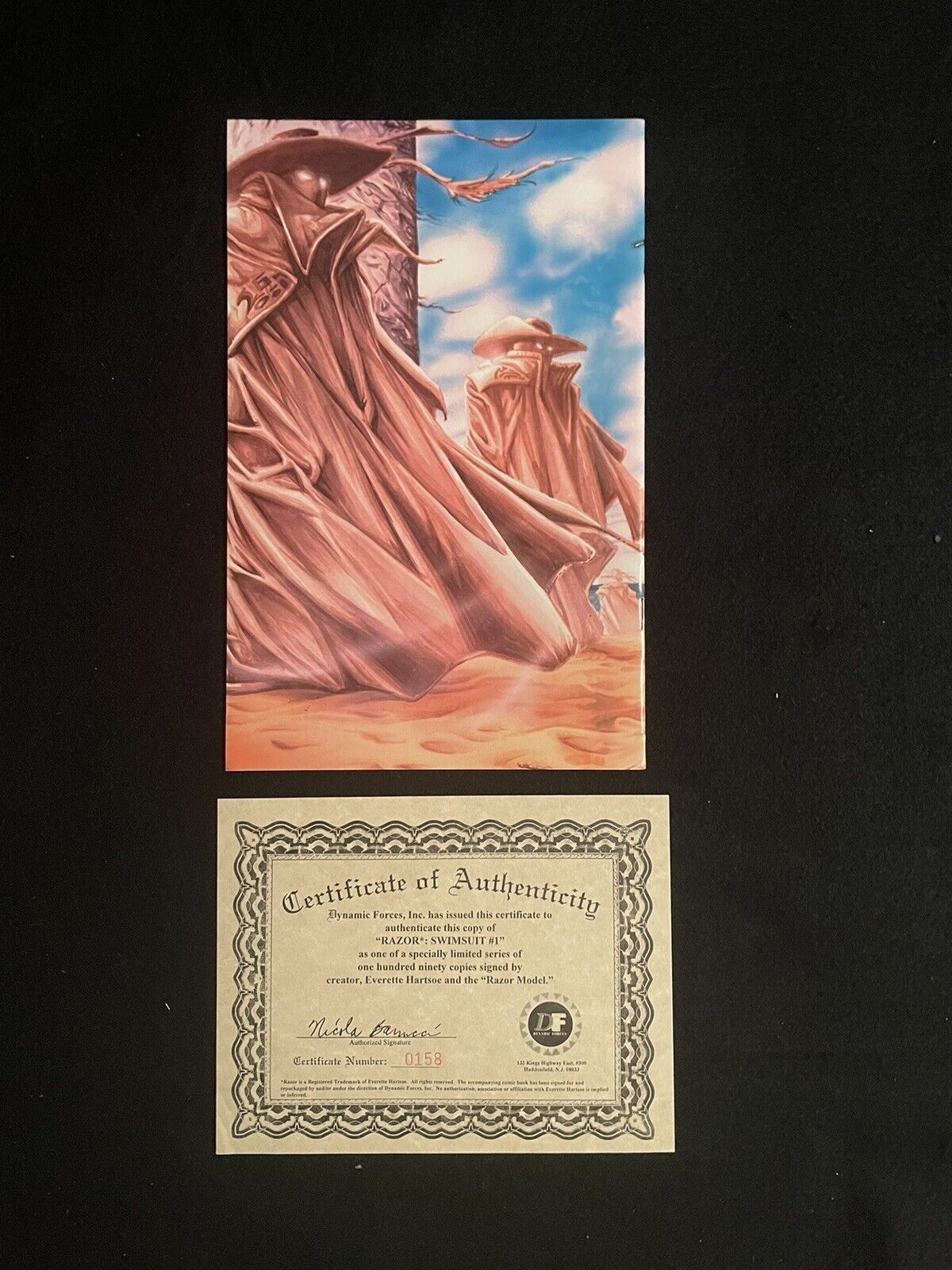 Razor Swimsuit Special (1995) SIGNED BY Razor & Everette Hartsoe w/COA ...