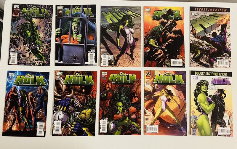 Lot x22 She-Hulk Comic Run #15-22 JAZINDA 23-30 32 34-38 2007 UNREAD ...