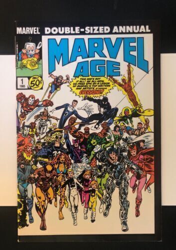 MARVEL AGE #1 DOUBLE-SIZED ANNUAL UNREAD KEY COMIC, 1st Appearance ...