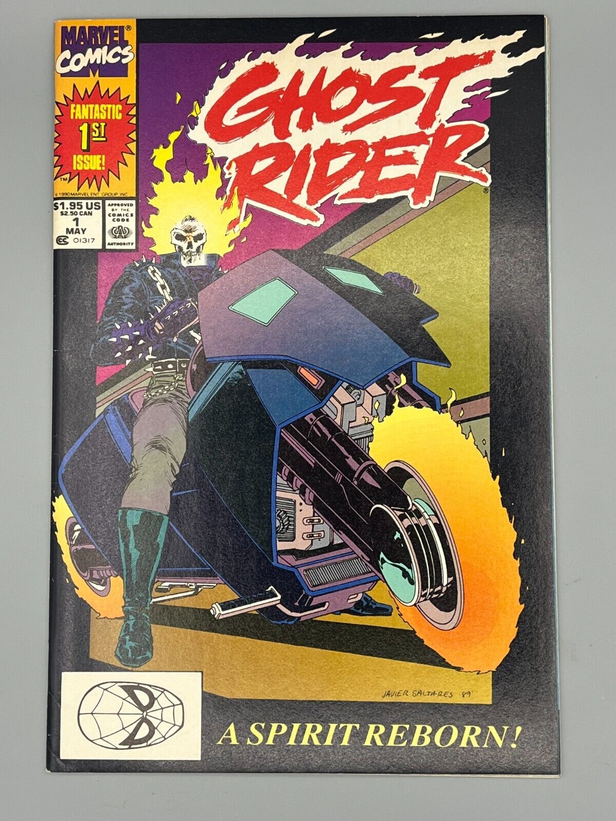 Ghost Rider Vol 2, #1 (1990) 1st DAN Ketch as Ghost Rider! NM- 9.2 ...