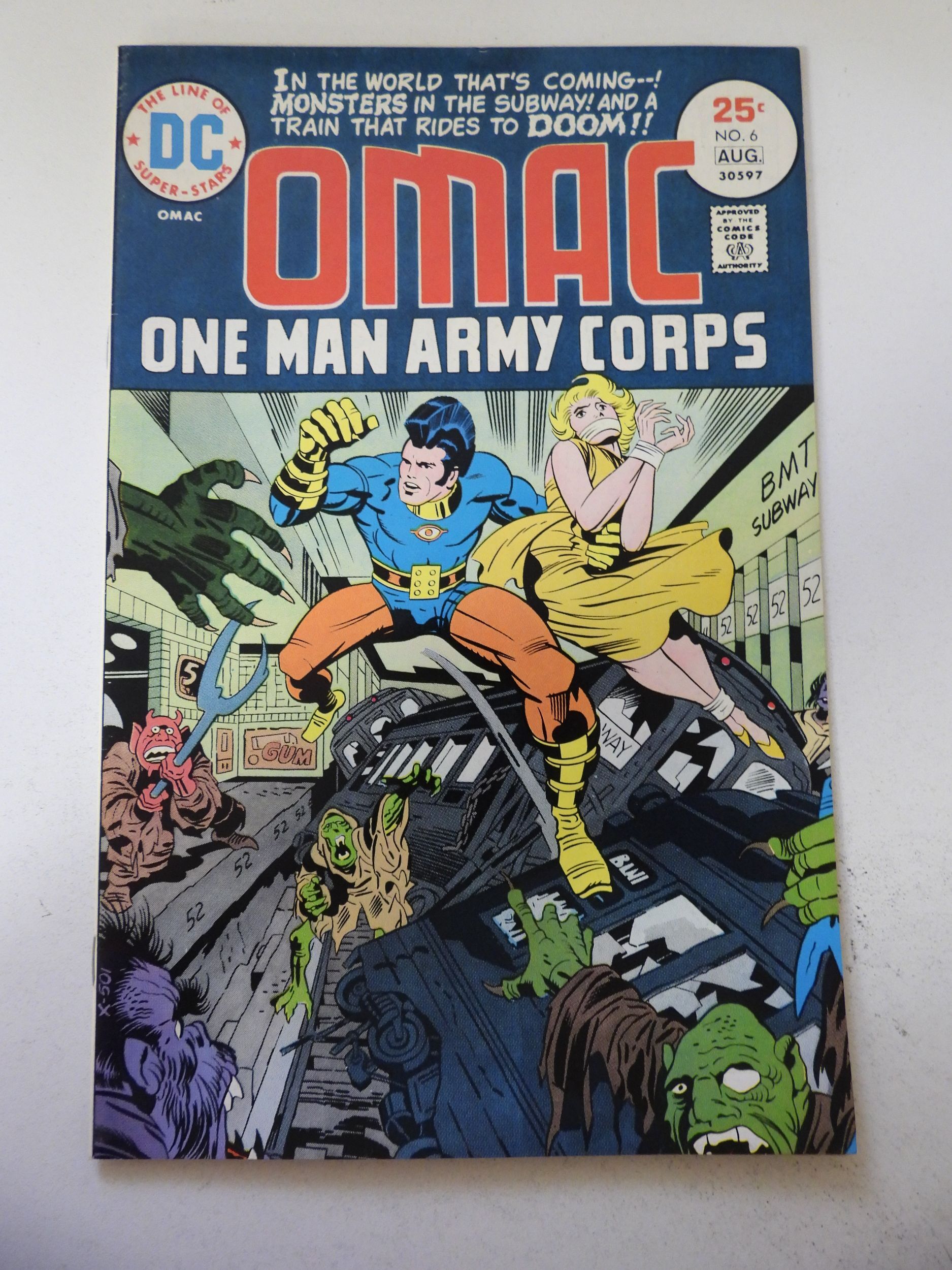 OMAC #6 (1975) FN/VF Condition | Comic Books - Bronze Age, DC Comics ...