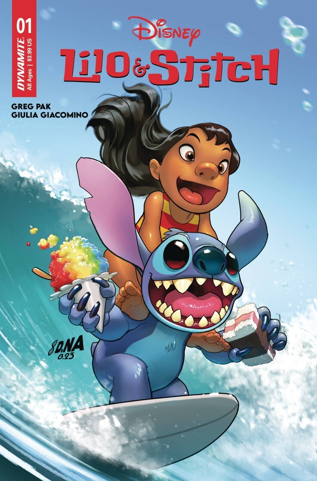 Disney Lilo & Stitch # 1 Foil Cover F NM Dynamite 2024 [V6] | Comic ...