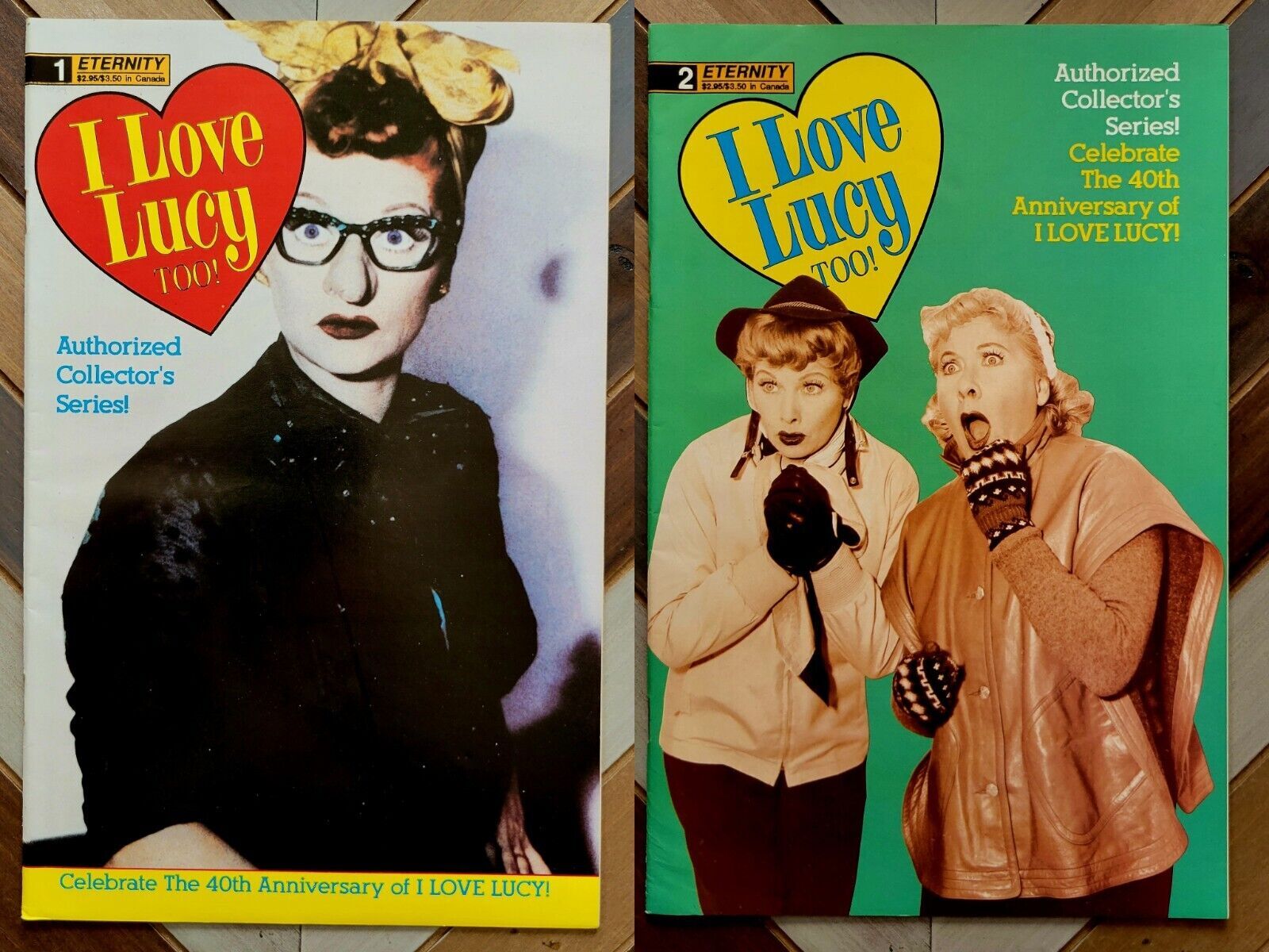 I LOVE LUCY TOO #1-2 FN/VF (Eternity 1990) Rare/HTF 40th Anniv Classic Comics | Comic Books ...