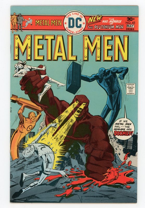 Metal Men #45 Steve Gerber Walt Simonson 1st Plutonium Man VF- | Comic ...