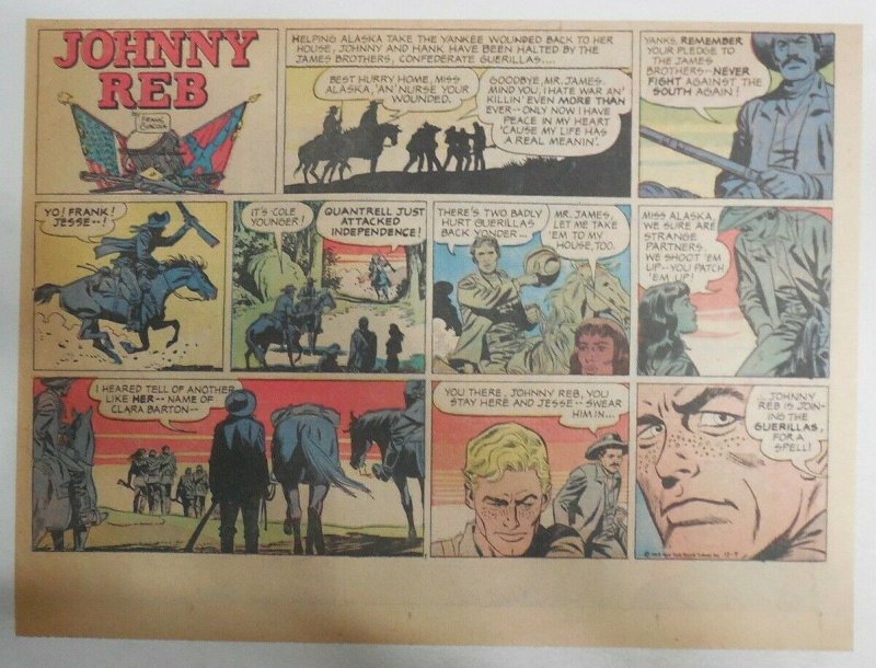 Johnny Reb Sunday by Frank Giacoia & Jack Kirby from 12/7/1958 Half ...