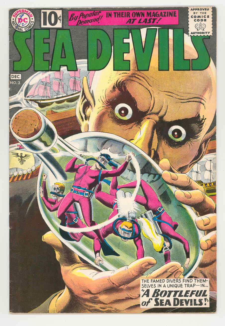 SEA Devils #2 Greytone Cover .1961. Neat Scuba Issue Nice FN+ | Comic ...