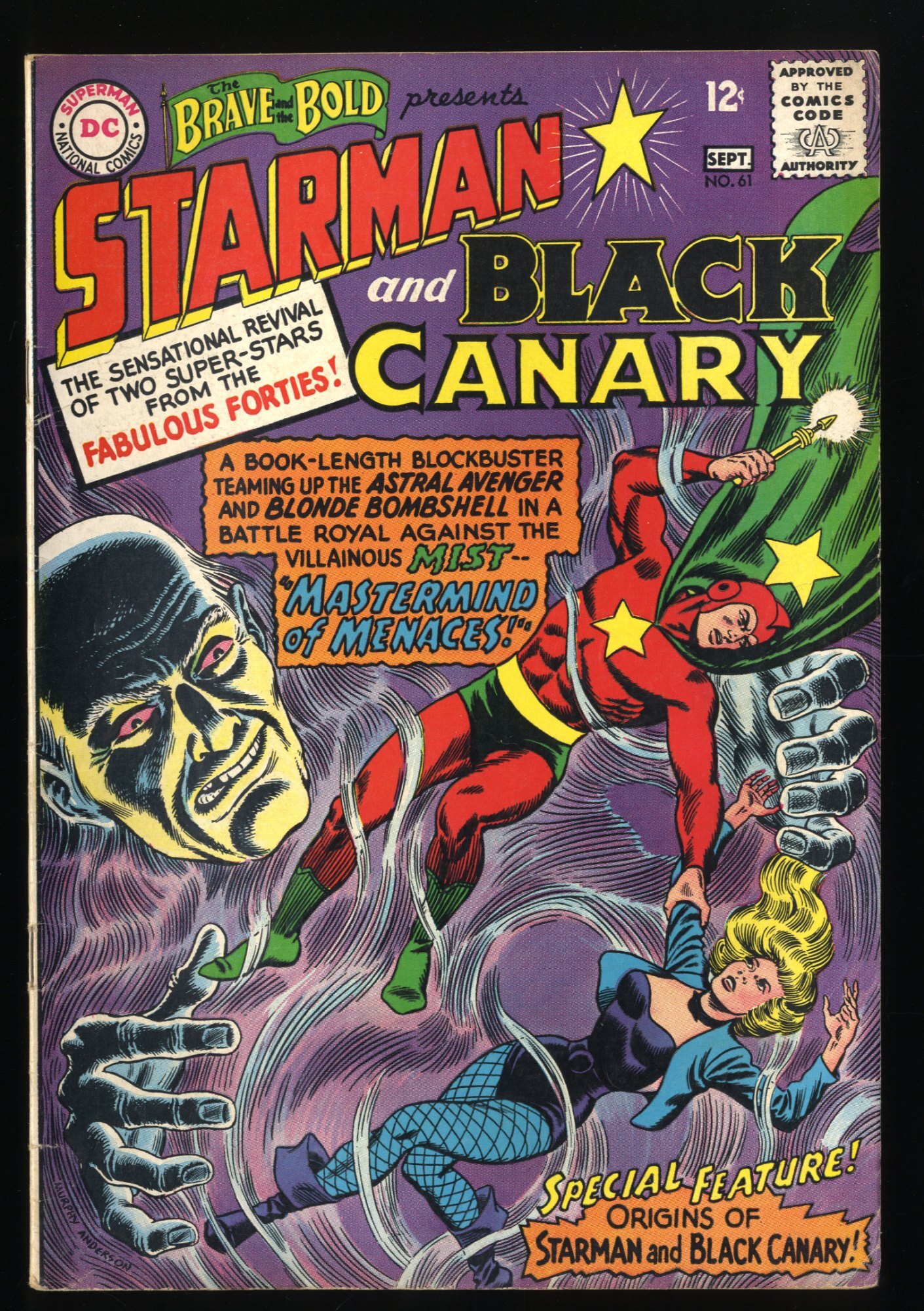 Brave And The Bold #61 FN+ 6.5 Starman Black Canary! | Comic Books ...