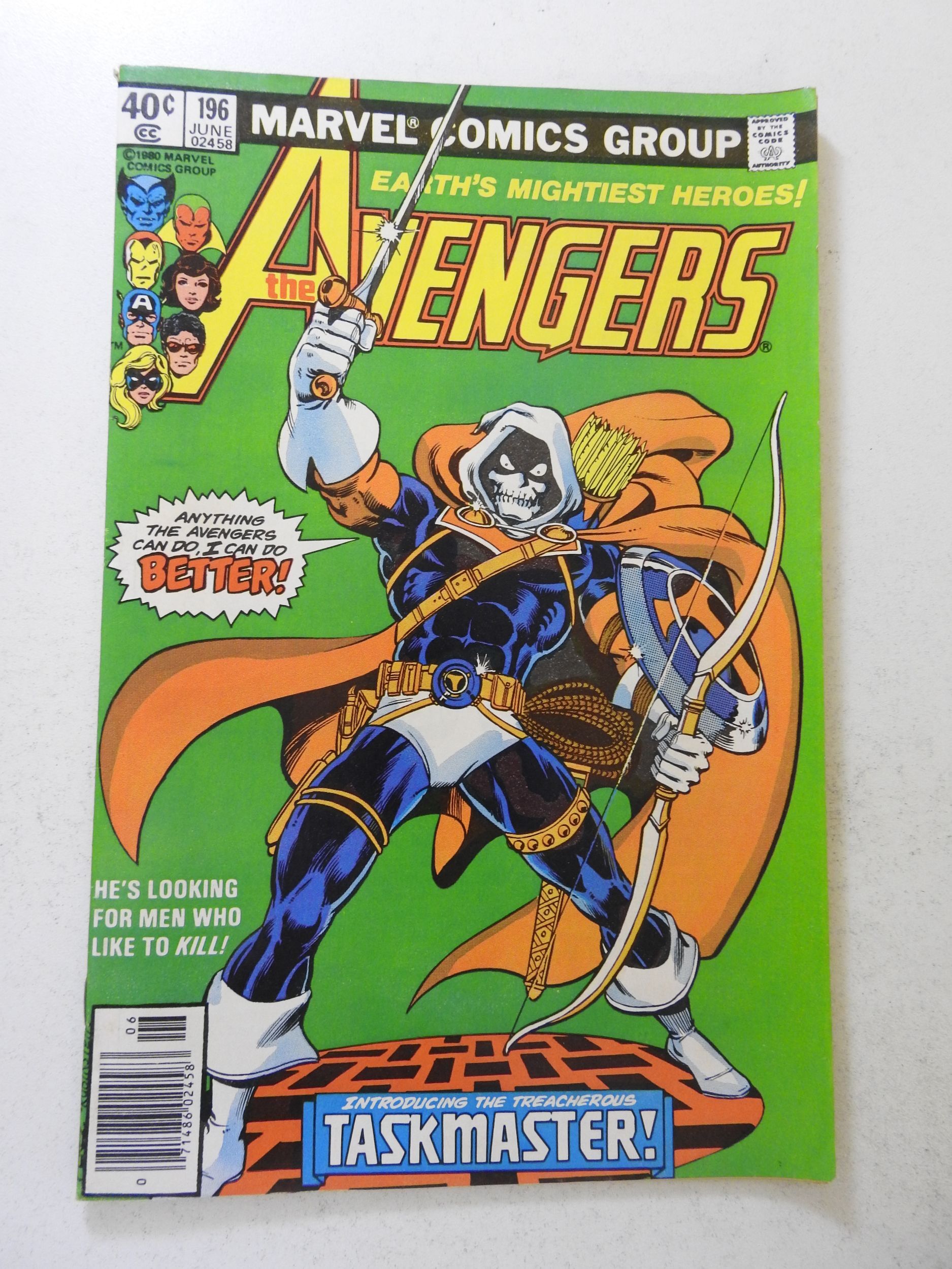 The Avengers #196 (1980) FN/VF Condition! 1st Full Appearance of ...