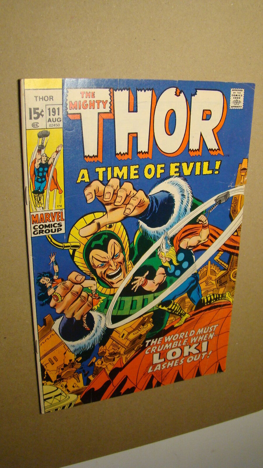 Thor 191 *Nice Copy* VS Loki 1971 Odin Bronze AGE Marvel | Comic Books ...