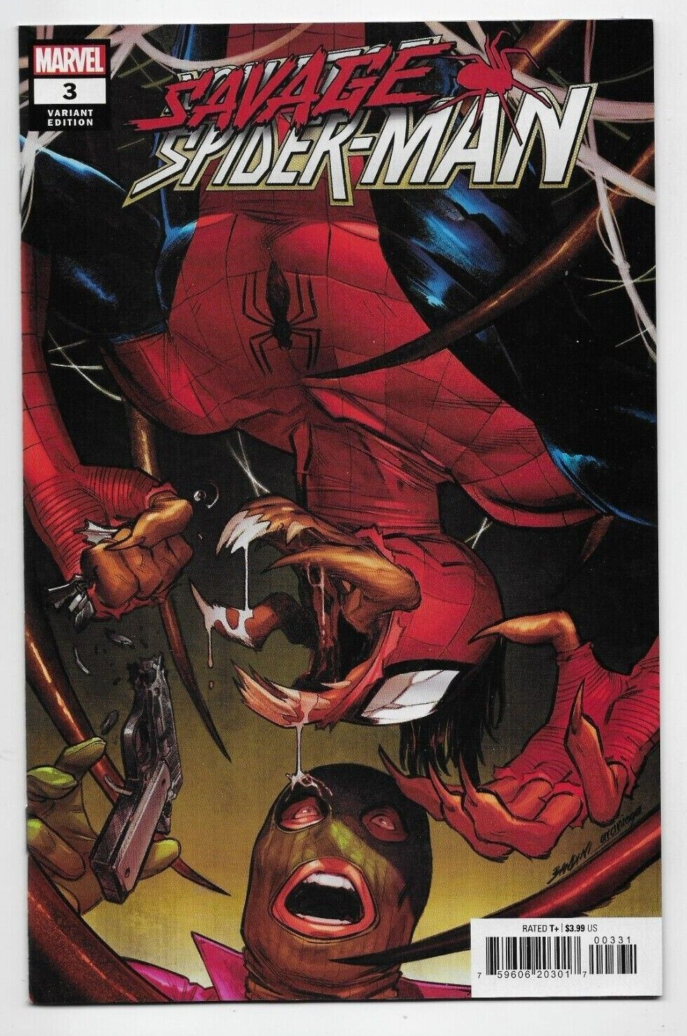 Savage Spider-Man #3 Marvel 2022 Michele Bandini 1:25 Incentive Variant ...