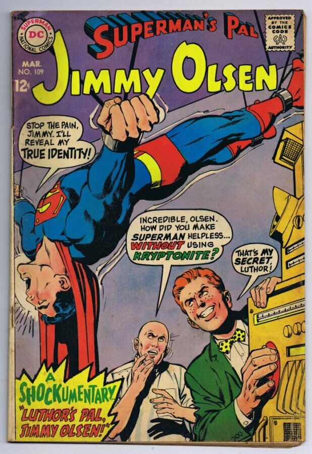 Superman's Pal Jimmy Olsen #109 ORIGINAL Vintage 1969 Comics | Comic ...