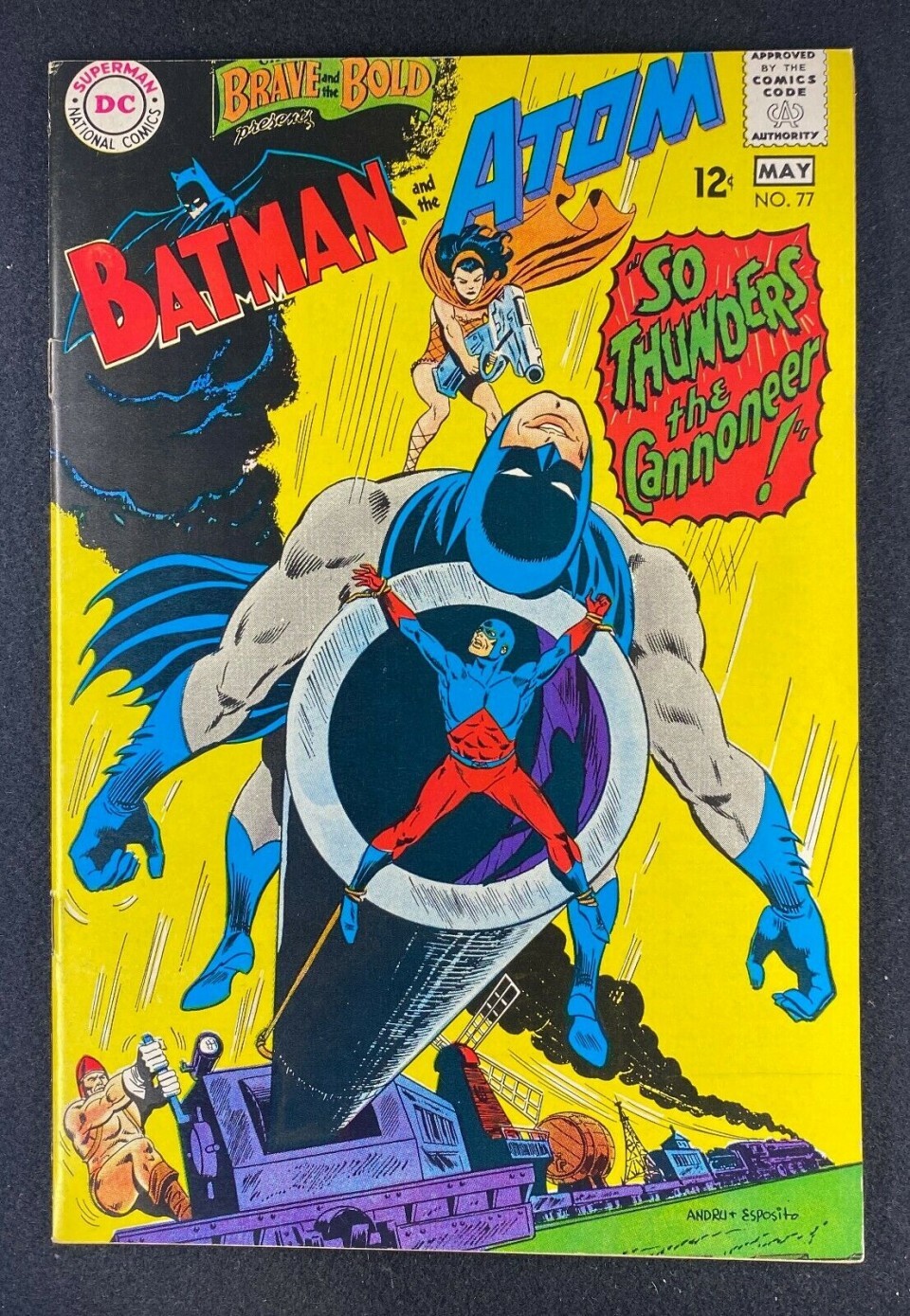 Brave and the Bold (1955) #77 FN- (5.5) Batman Atom Russ Andru Art ...