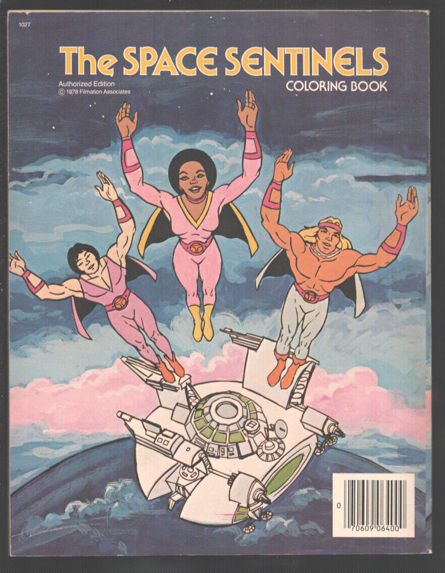 Space Sentinels #06534 1978-Happy House-Coloring book-Unused-FN | Comic ...
