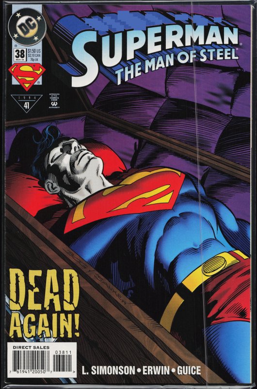 Superman: The Man of Steel #38 (1994) Superman | Comic Books - Modern Age, DC Comics, Superman ...