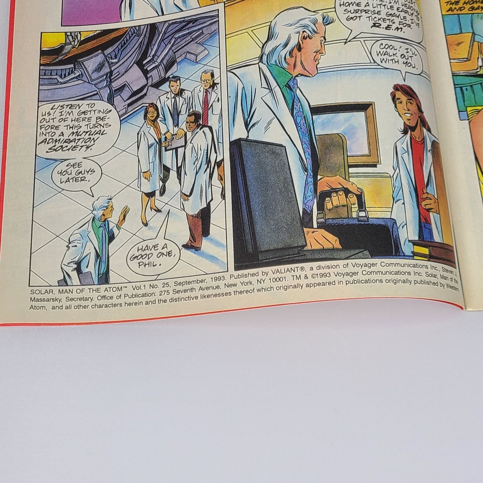 Solar Man Of The Atom 25 Valiant 1993 FN 6.0 Comic Book | Comic Books ...