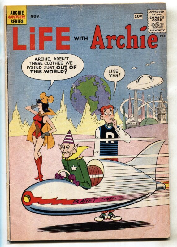 Life With Archie #11--1961--Veronica--flying saucer--aliens--sci-fi ...