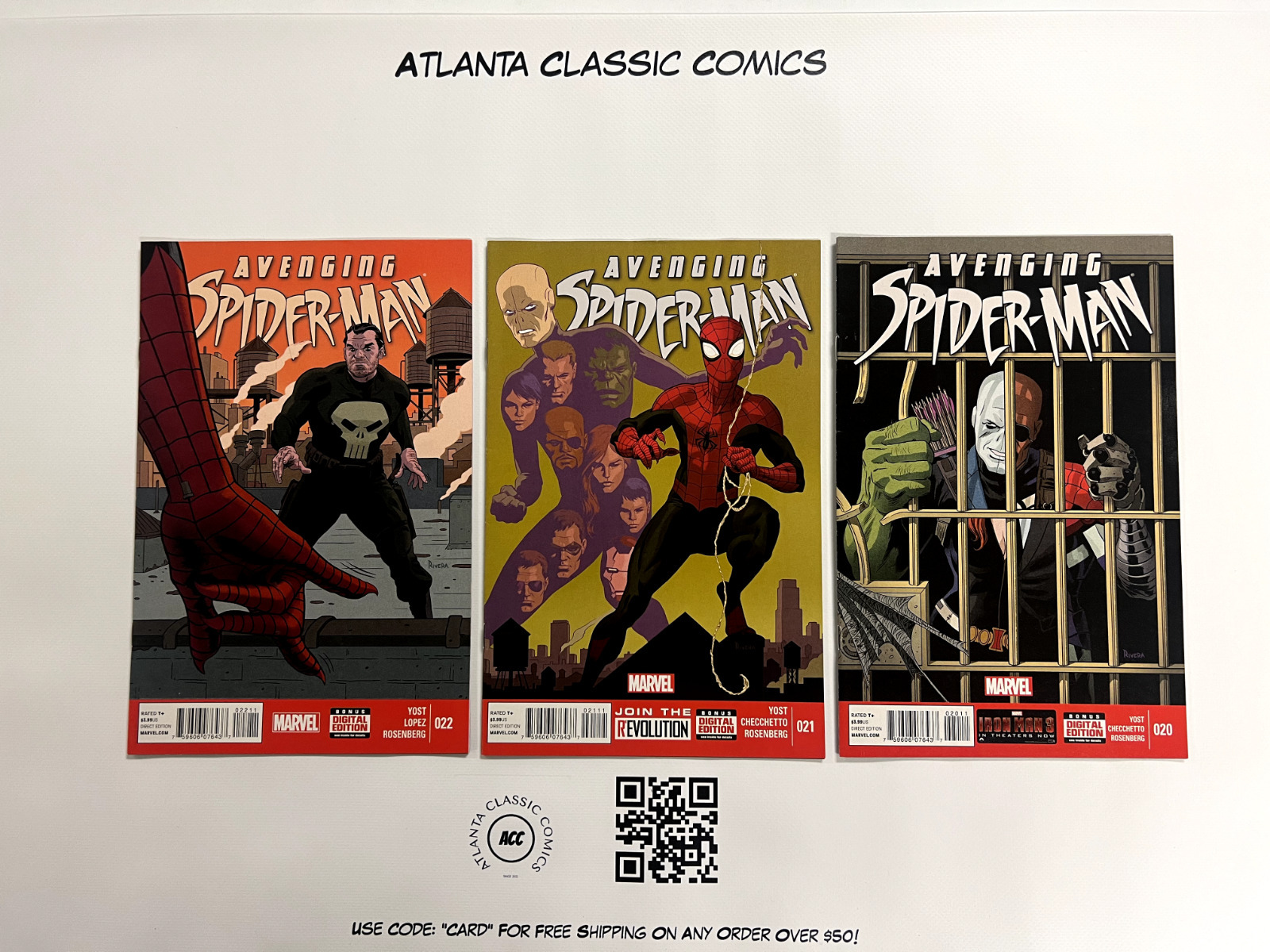 3 Avenging Spiderman Marvel Comic Books #20 21 22 Spiderman Avengers 8 ...