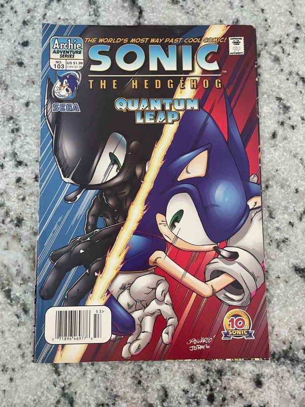 Sonic The Hedgehog # 103 VG- Archie Adventure Series Comic Book Tails ...