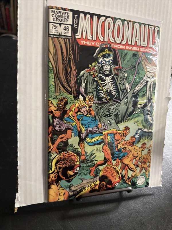 MICRONAUTS #46 (1982) Origin of Lady Slug, Baron Karza, Prince Pharoid ...