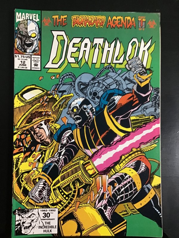 Deathlok #12 Direct Edition (1992) | Comic Books - Modern Age, Marvel ...