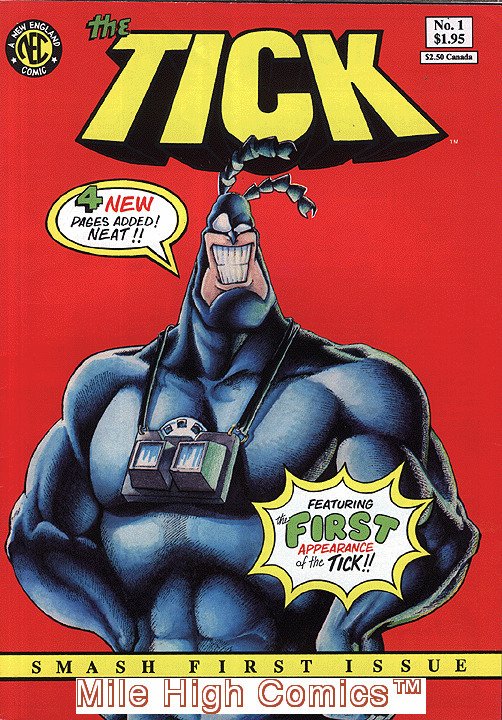 TICK (1988 Series) (NEW ENGLAND COMICS) #1 2ND PRT Good Comics Book ...