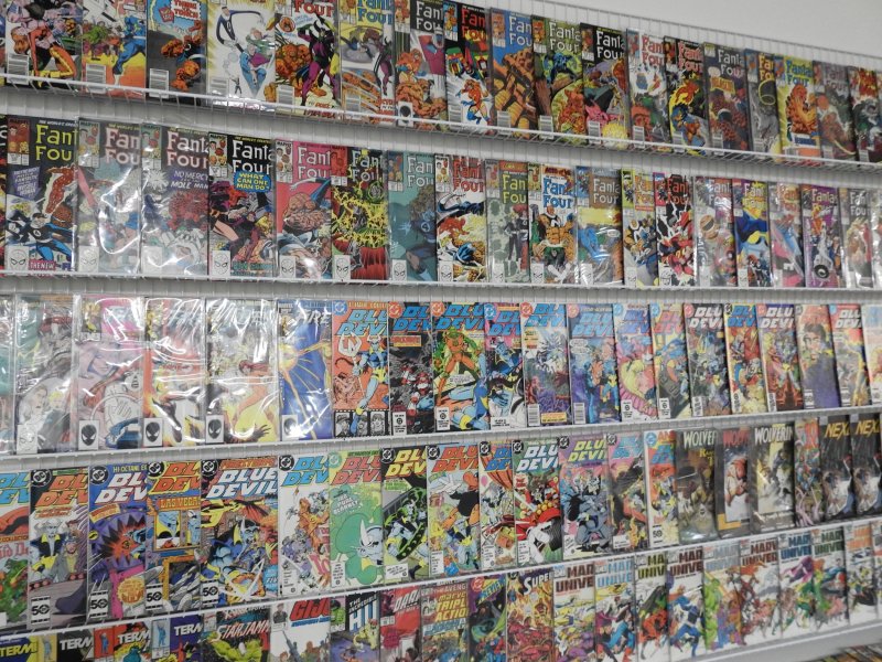 Huge Lot 180+ Comics W/ Fantastic Four, Blue Devil, Wolverine, +More ...