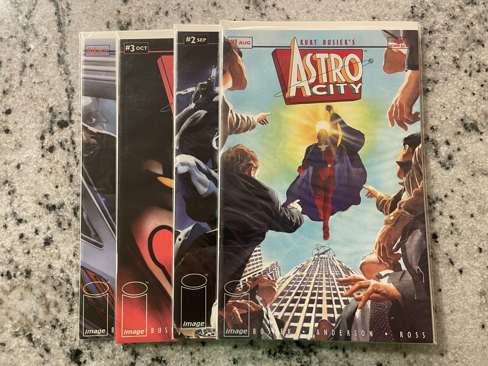 Lot Of 4 Astro City Image Comic Books # 1 2 3 4 Alex Ross Cover Art ...