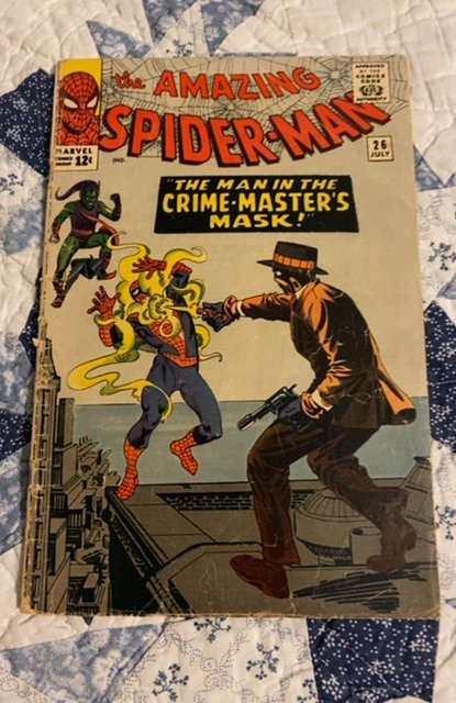 The Amazing Spider-Man #26 (1965)crime masters mask lower grade see ...