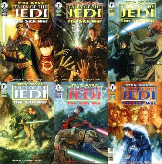 Star Wars Tales of the Jedi Sith WAR (1995-1996) 1-6 | Comic Books ...