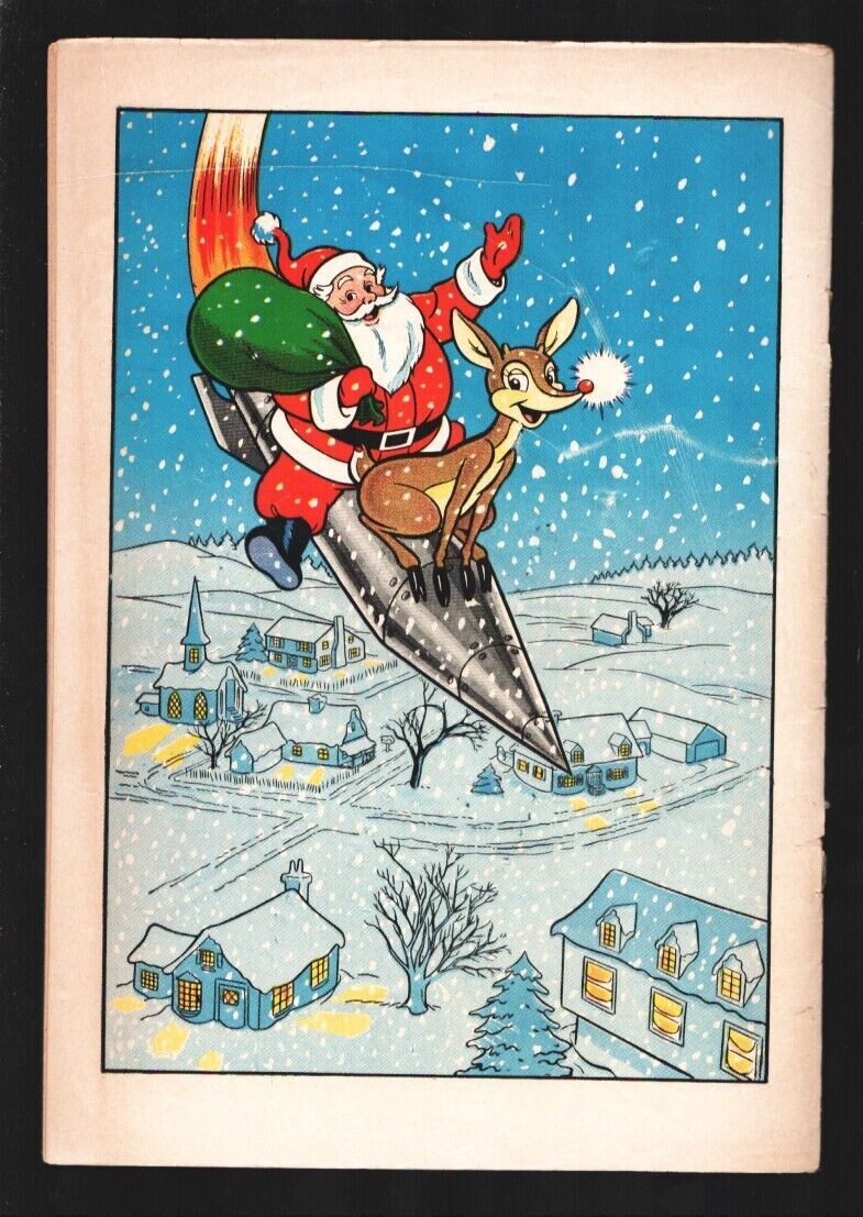 Rudolph The Red-Nosed Reindeer-DC-1958-1959-Santa Claus & Rudolph on a ...