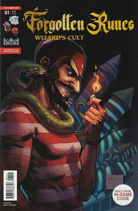 Forgotten Runes Wizards Cult #1 Reilly Brown Variant Titan Comics 2023 ...