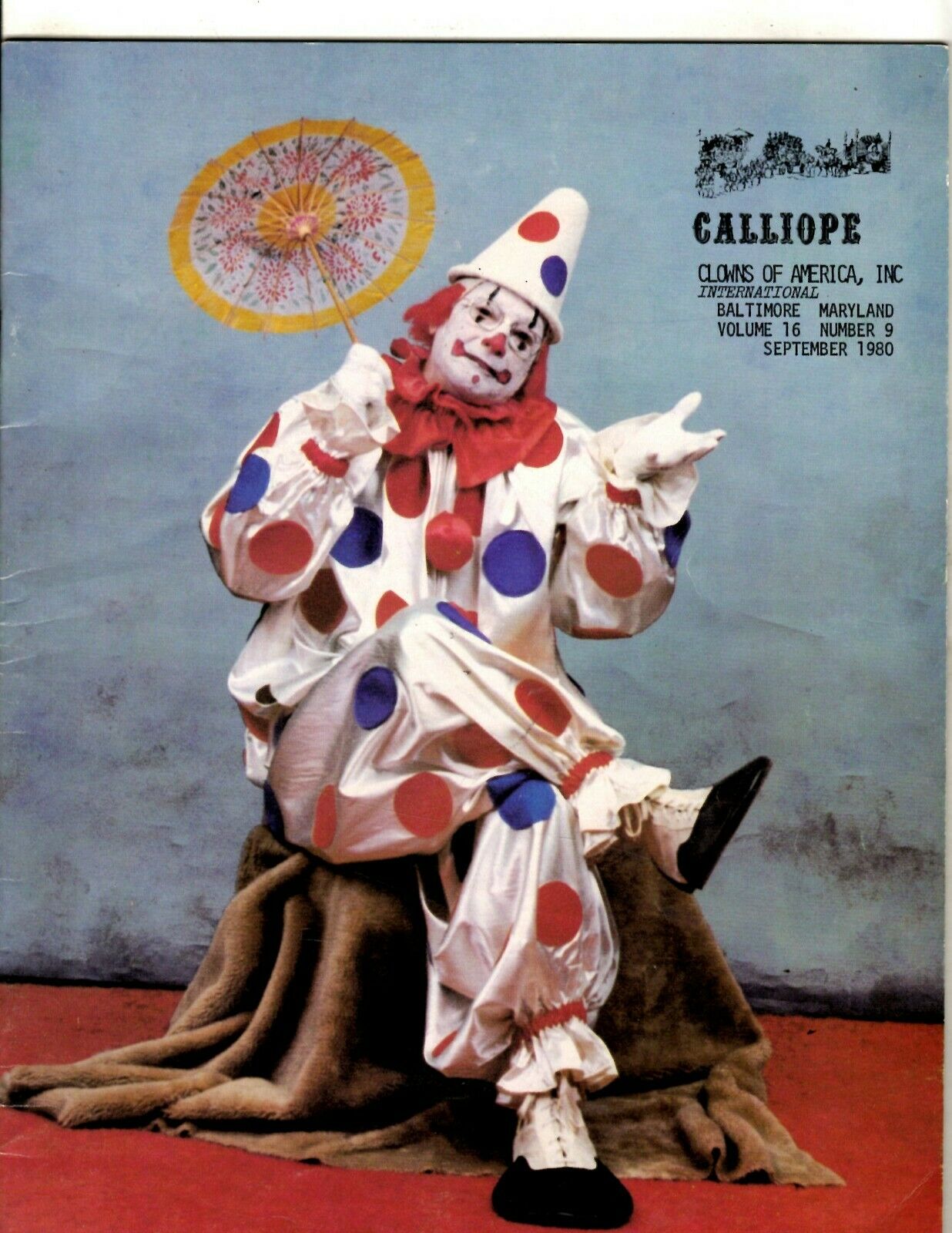 6 Magazines Callipoe Clowns of America # 3 17 8 9 Special Issue 2 7 Int ...