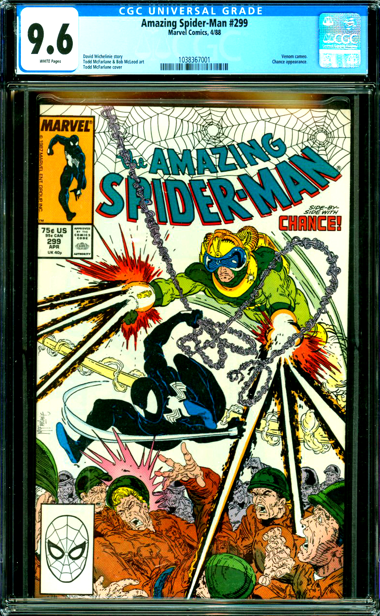 Amazing Spider-Man #299 CGC Graded 9.6 Venom Cameo, Chance App. | Comic ...
