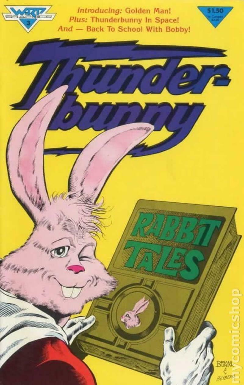 THUNDER-BUNNY #3, VF, Rabbit Tales, Warp Graphics 1985 more Indies in ...