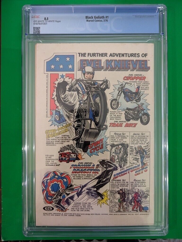Black Goliath #1 Marvel 1976 Origin of Black Goliath Bronze Age CGC 8.5 ...