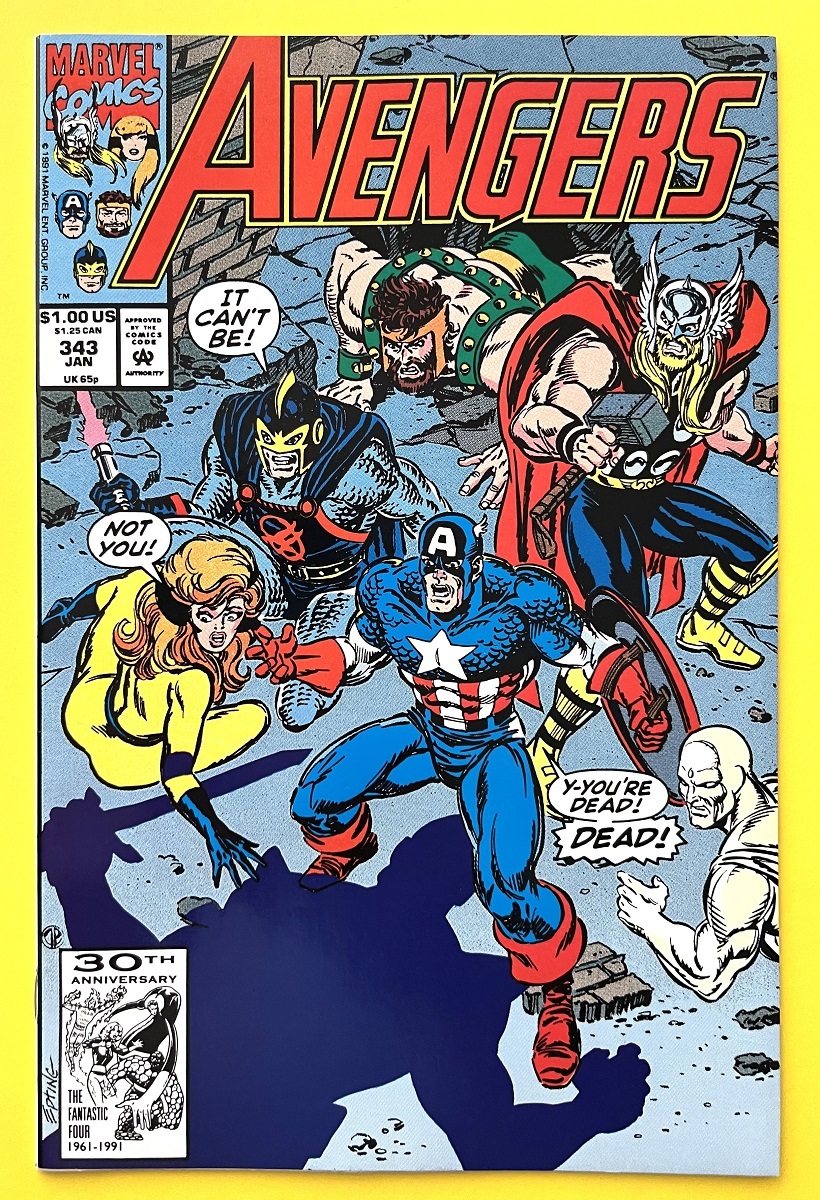Avengers 343 Debut Black Knight Photon Sword (1992) | Comic Books ...