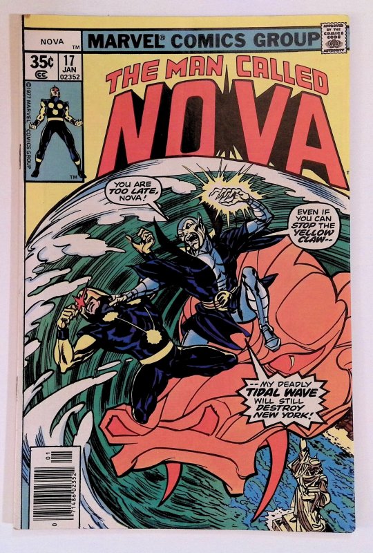 Nova 17 vs Yellow Claw Nick Fury Richard Rider Tidal Wave Marvel Comics ...