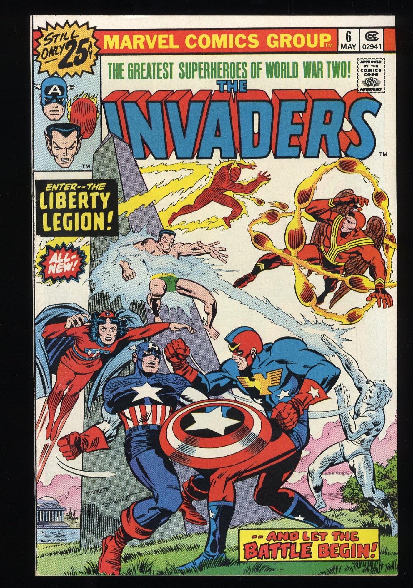 Invaders #6 | Full Runs & Sets, Marvel, Human Torch / HipComic