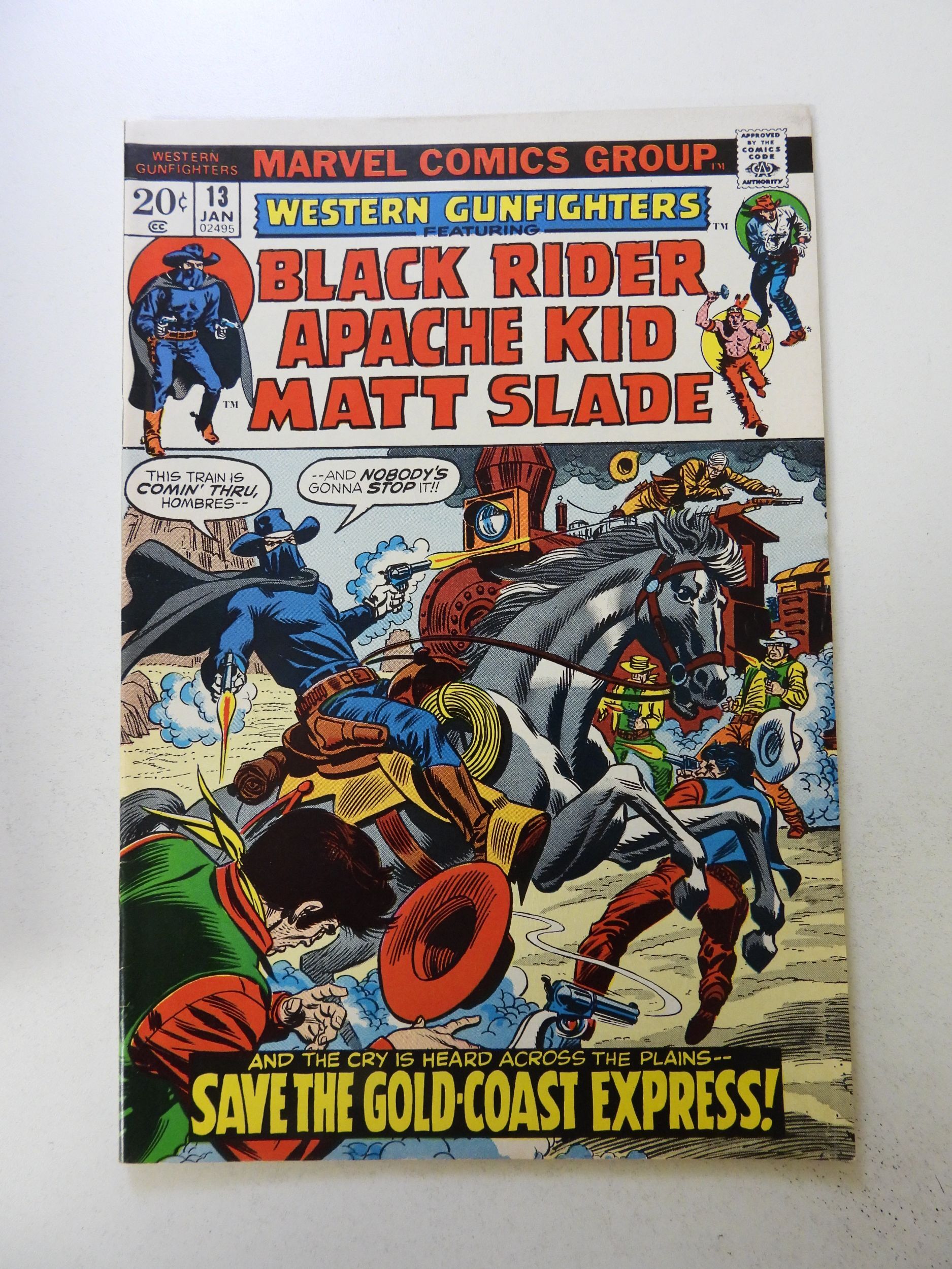 Western Gunfighters #13 (1973) FN condition "stains back cover" | Comic ...
