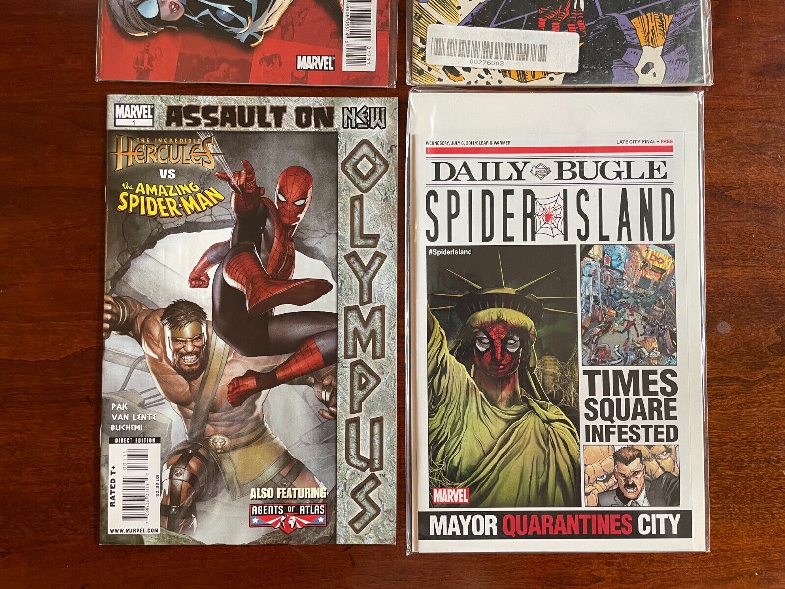 4 Marvel Comics Spider-Island 1 + Spider-Man Hercules 1 + Saga 3 + Saga ...