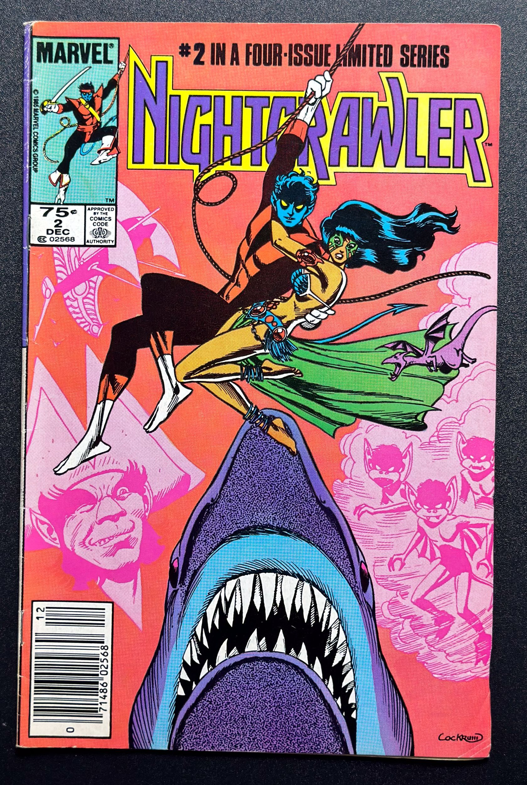 Nightcrawler #1-4 Mini Series [Lot of4 bks] (1985) Newsstand Edition ...