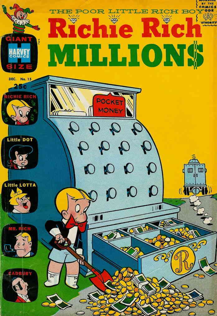 Richie Rich Millions #15 GD ; Harvey | low grade comic All Ages 1965 ...