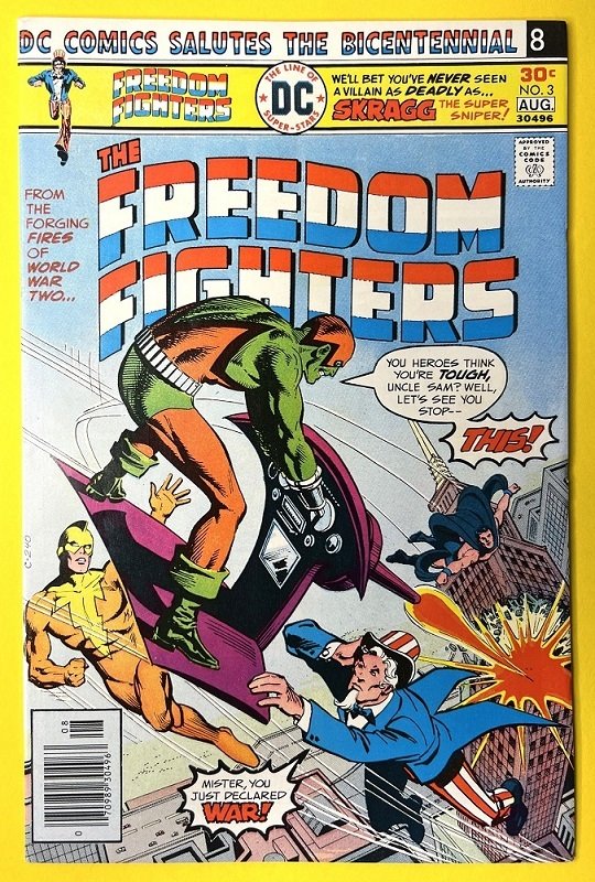 Freedom Fighters 3 SKRAGG DC (1976) B2 | Comic Books - Bronze Age, DC ...