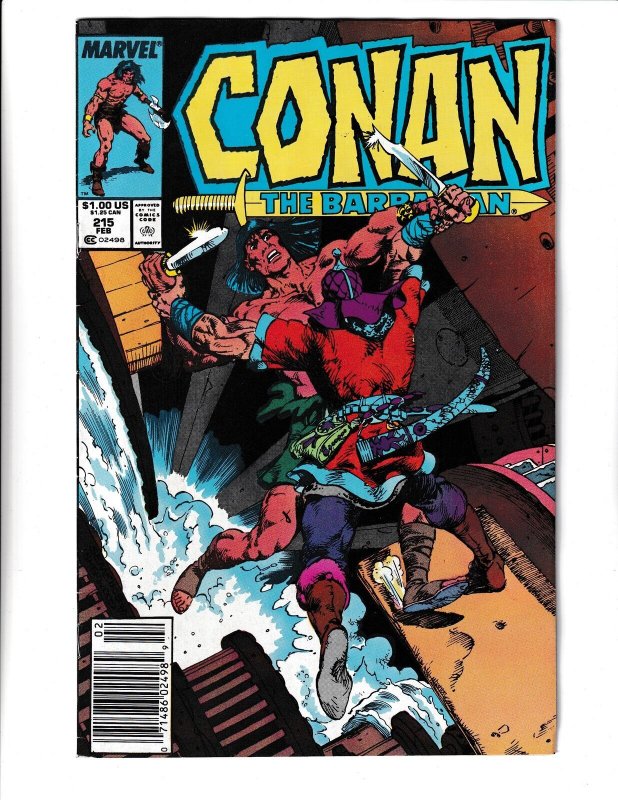 Conan the Barbarian #215 (1989) Marvel Comics | Comic Books - Copper ...