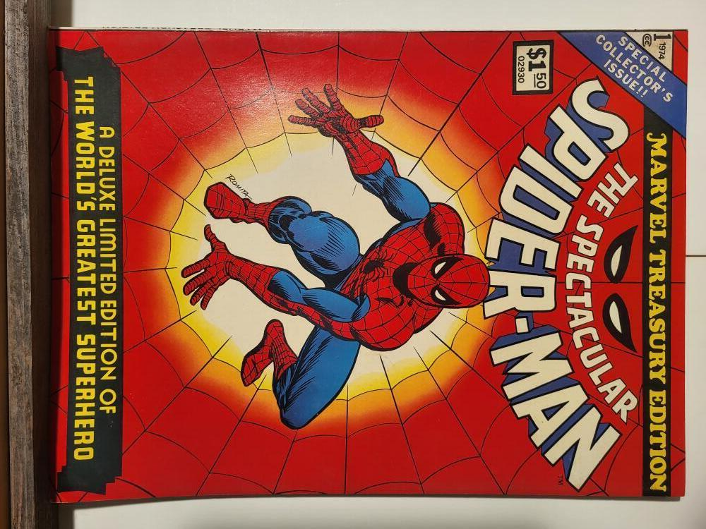 SPECTACULAR SPIDER-MAN TREASURY EDITION #1, VF 1974, Steve Ditko Jack ...